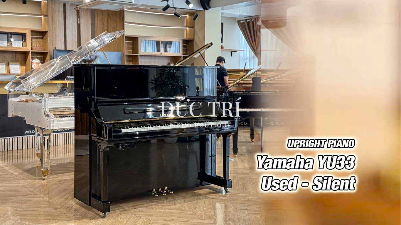 Yamaha YU33 – Đàn Piano Cao Cấp, Đã Qua Sử Dụng